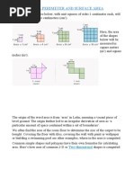 Areas and Volume Cheat Sheet | PDF | Area | Triangle