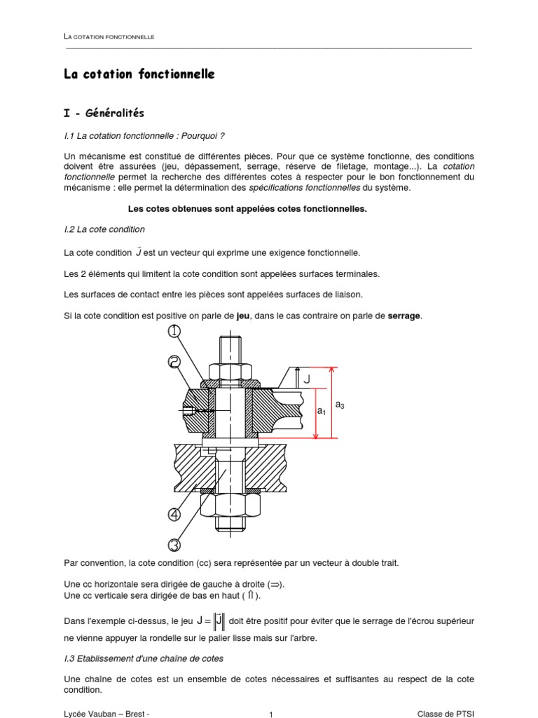 La Cotation Fonctionnelle | PDF | Enseignement des mathématiques | La nature