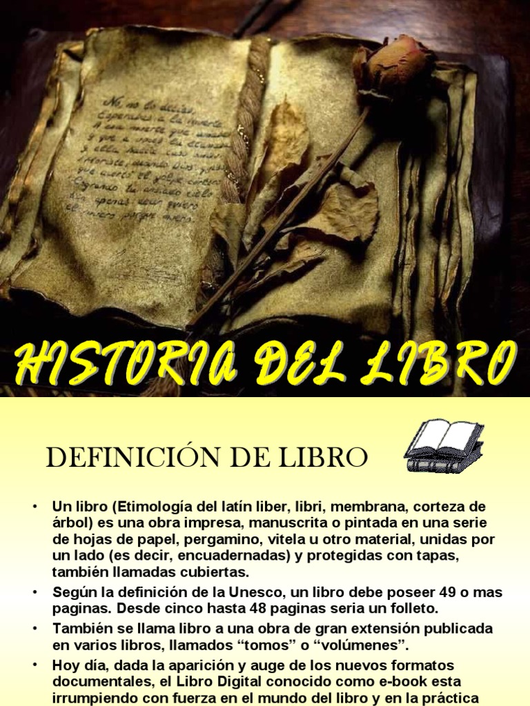 Historia Del Libro | PDF | Libros | Imprenta