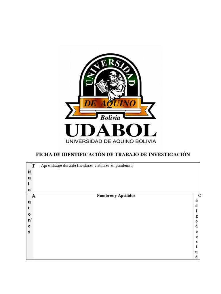 UDABOL | PDF | Tecnología de información y comunicaciones | Evaluación
