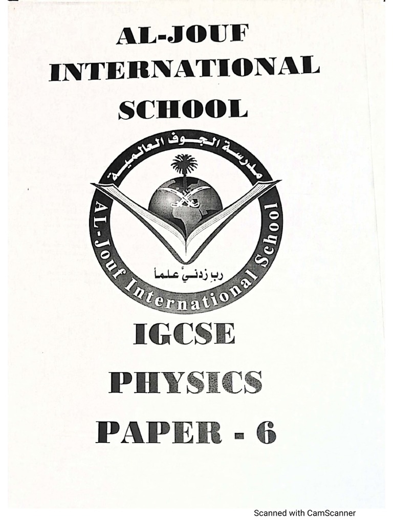 Physics IGCSE Past Paper 6 | PDF