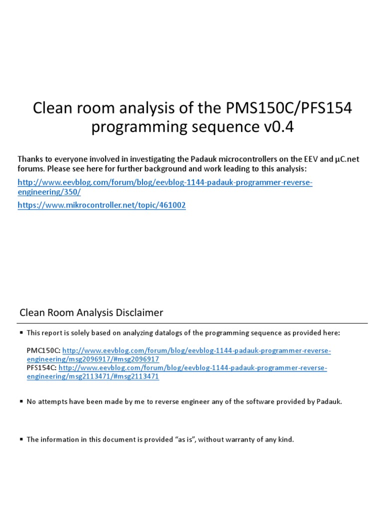 PDK Programming Sequence v0.5 | PDF | Computer Data | Computer Engineering