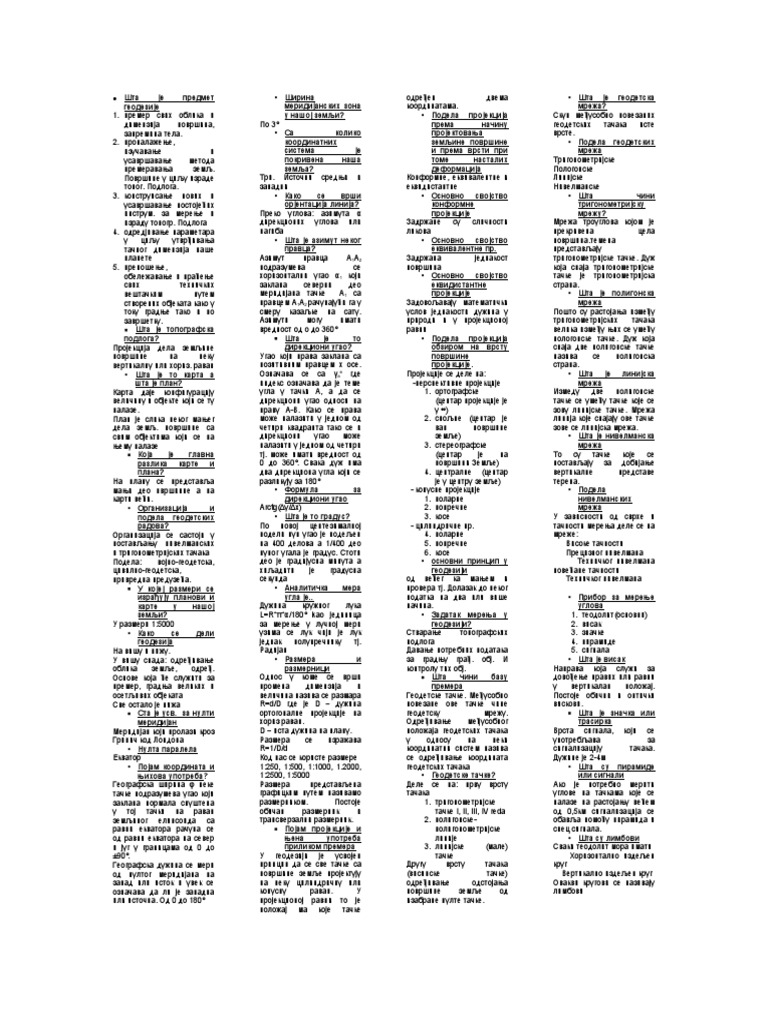 Geodezija Puskica | PDF