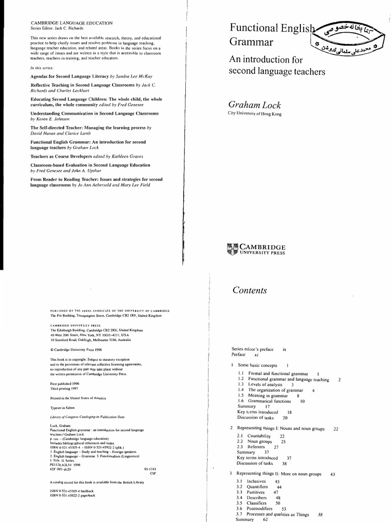 Functional Grammar | PDF