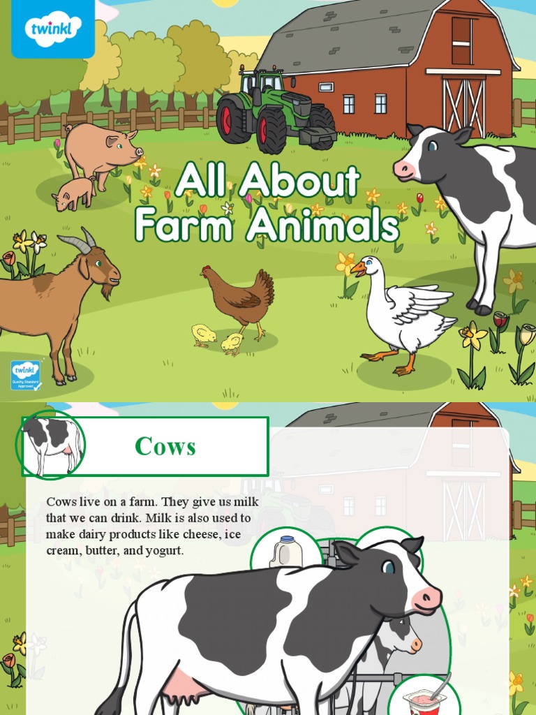 Farm Animals: An Illustrated Guide to Common Barnyard Animals, Their ...