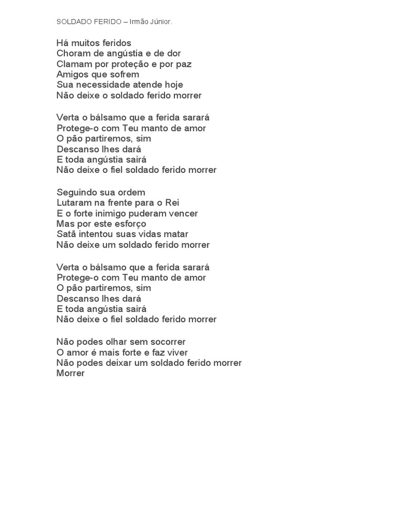 Soldado Ferido | PDF