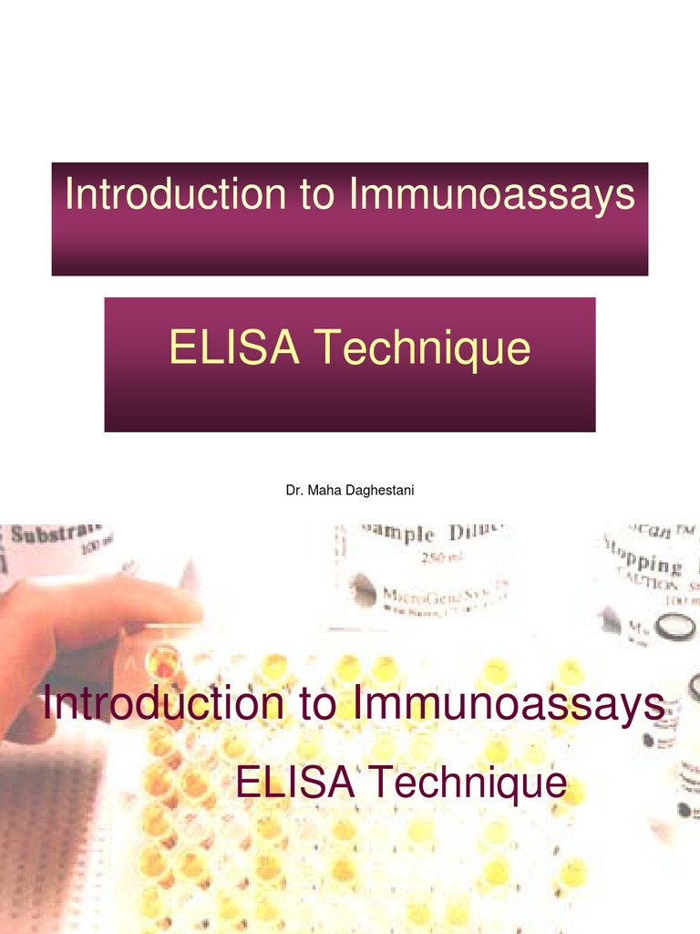 ELISA and Immunoassay Techniques Explained | PDF | Immunoassay ...