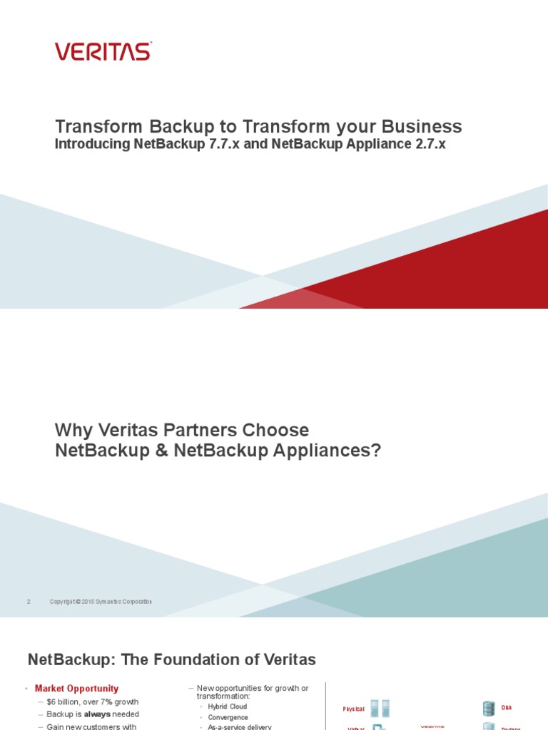 NetBackup 7.7.x and NetBackup Appliance 2.7.x (Partner Facing) | Download Free PDF | Cloud ...