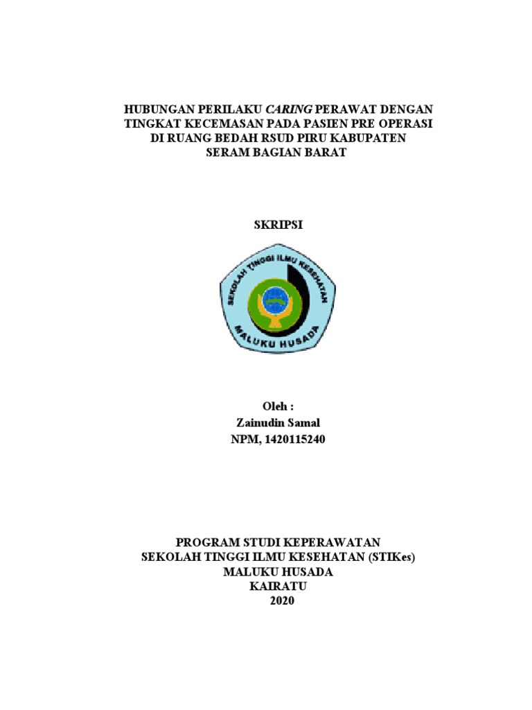 Naskah Skripsi Zainudin Samal | PDF