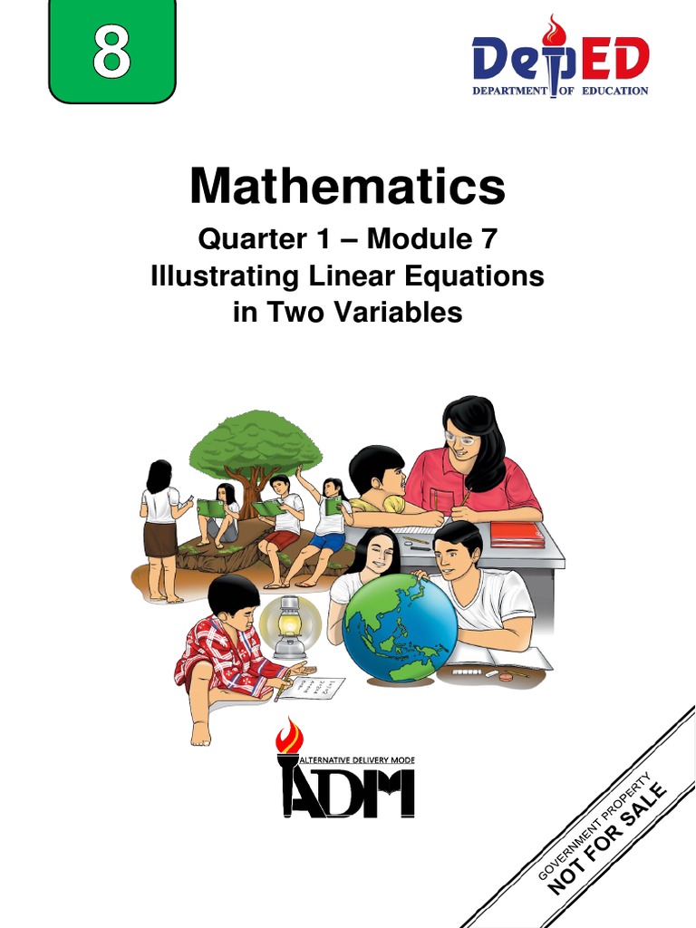 Math8 - q1 - Mod7 - Illustrating Linear Equations in Two Variables - 08092020 | PDF | Equations ...