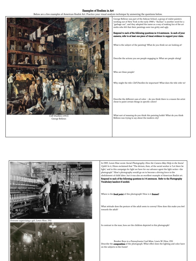 American Realism Art Examples | PDF | Realism (Arts) | The Arts