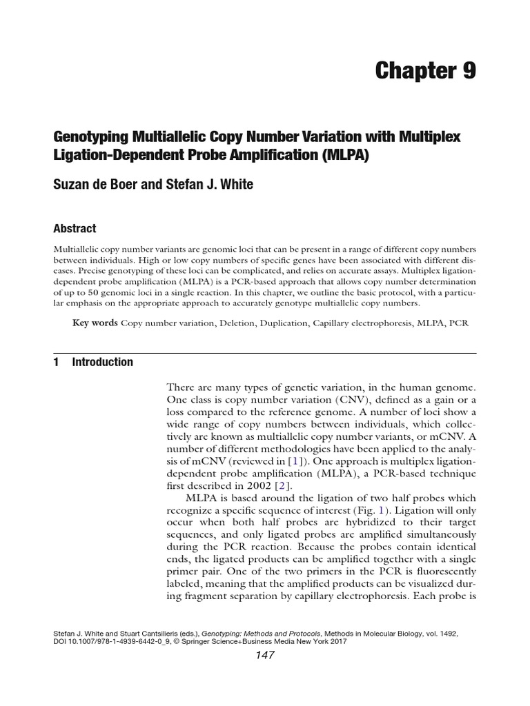 Boer 2017 Genotyping Multiallelic Copy Number Variation With Multiplex Pdf Polymerase