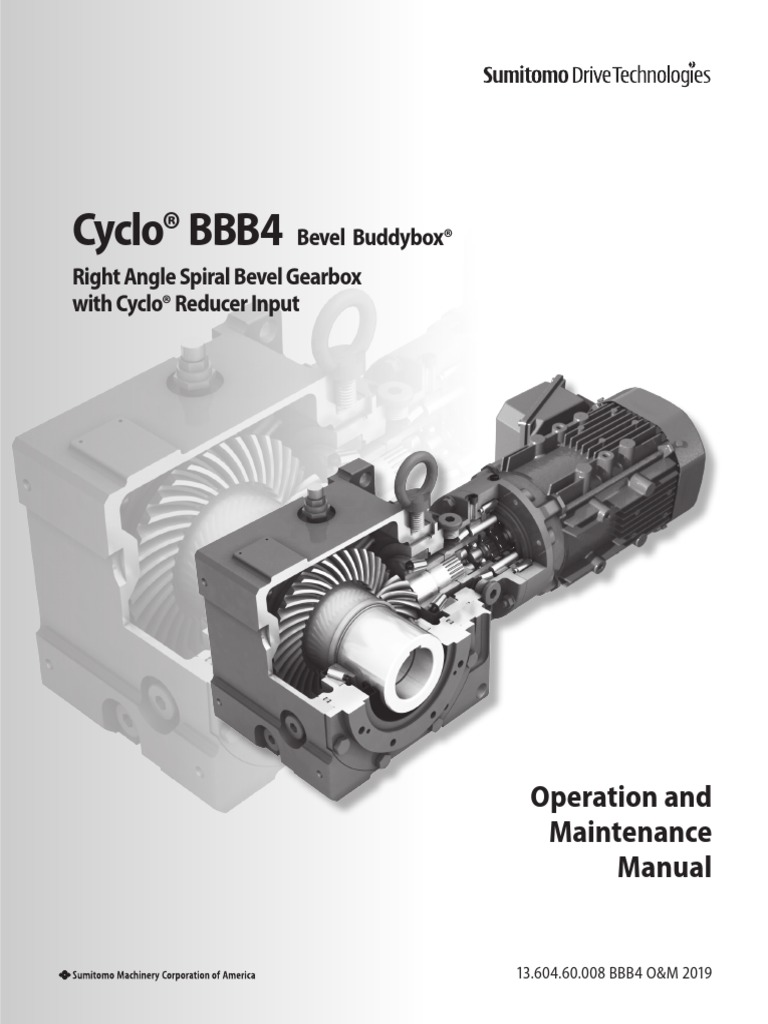 Cyclo BBB4 Operational & Maintenance Manual | PDF | Electric Motor ...