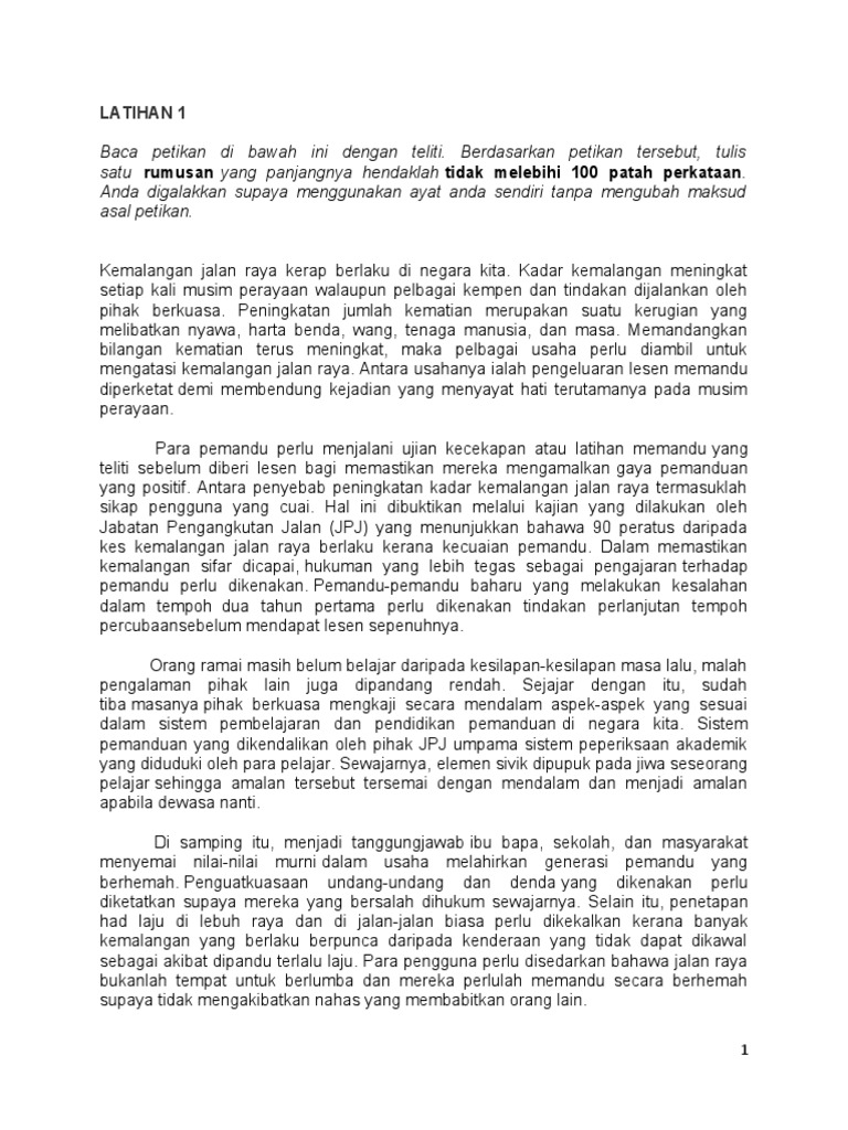 Rumusan BM Modul 2021 | PDF