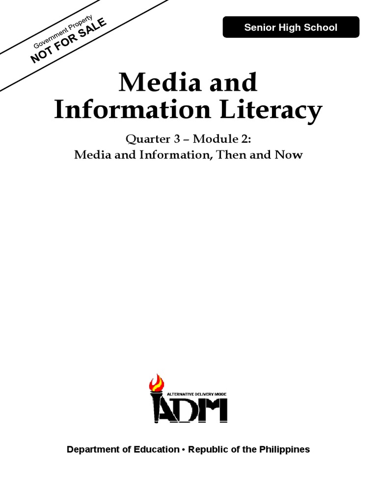 Quarter 3 - Module 2: Media and Information, Then and Now | PDF | Mass ...