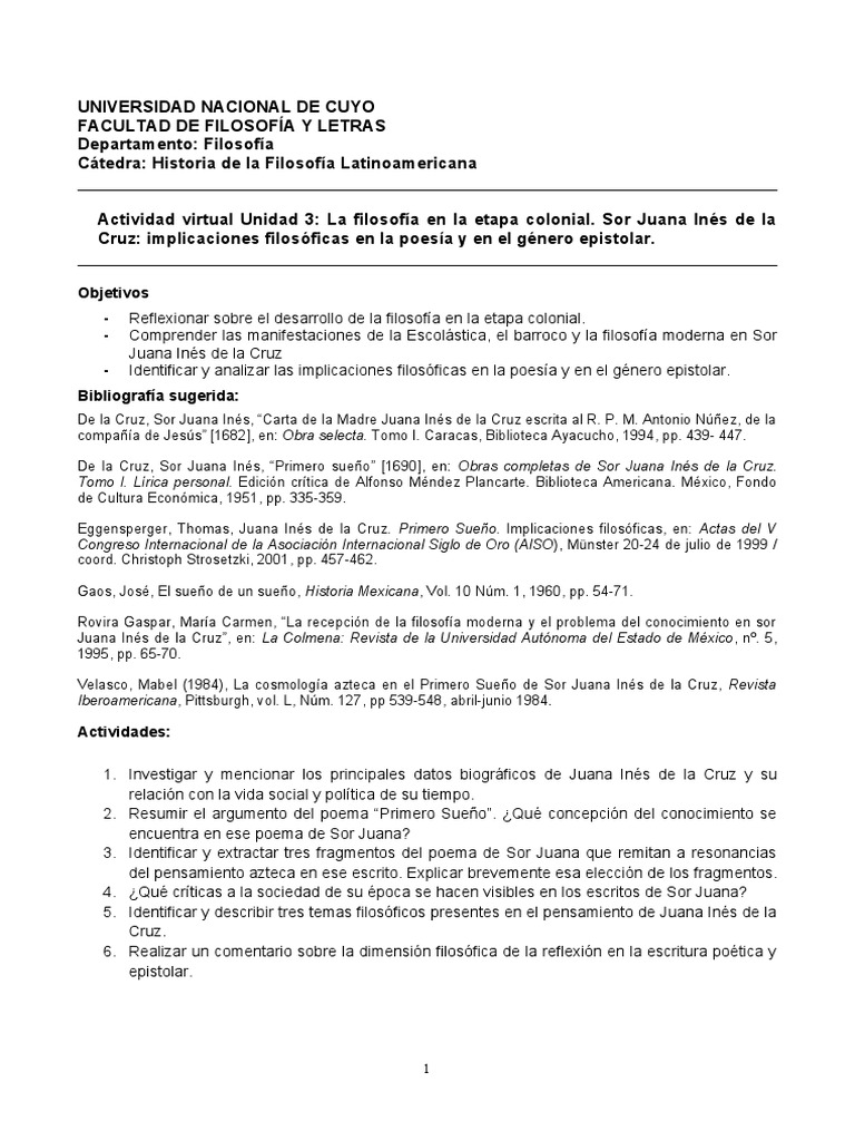 2021 - HFL - Actividad Virtual - Unidad 3 - La Filosofía en La Etapa ...