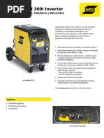 Ficha Tecnica Equipo Mig ESAB RUSTLE 300i | PDF | Soldadura | Construcción