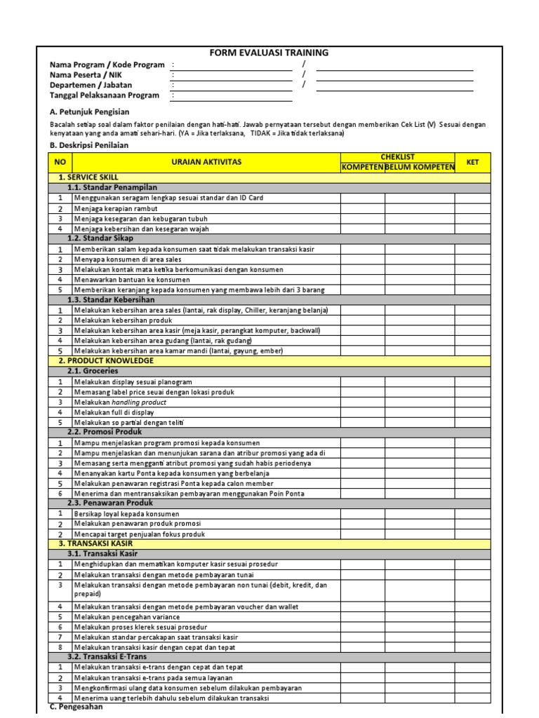 2019-03-11 Evaluasi Level 3 | PDF | Karier & Perkembangan | Bisnis