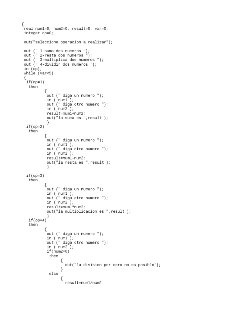 Bucles | PDF