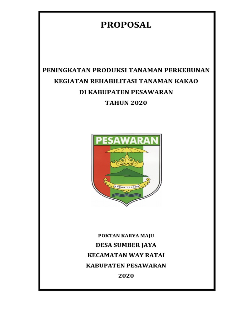 Proposal Rehab. Kakao Kba | PDF