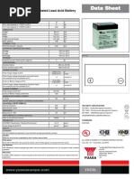 Yuasa SWL1800FR VRLA Battery Specs | PDF