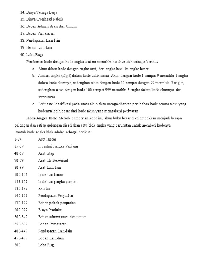 Struktur dan Metode Kode Akun | PDF