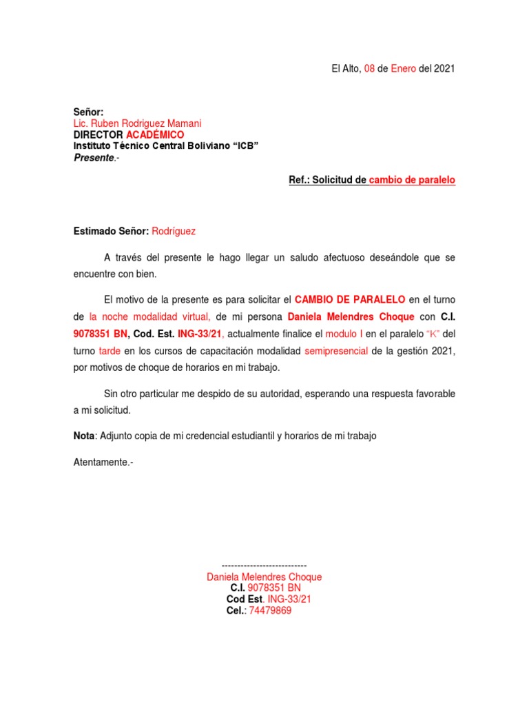 Formato de Carta Ingles | PDF | Crecimiento personal y profesional