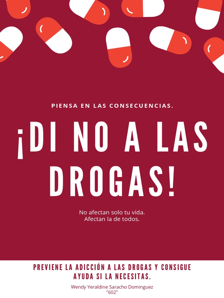 Póster de Conciencia Sobre Drogas | PDF