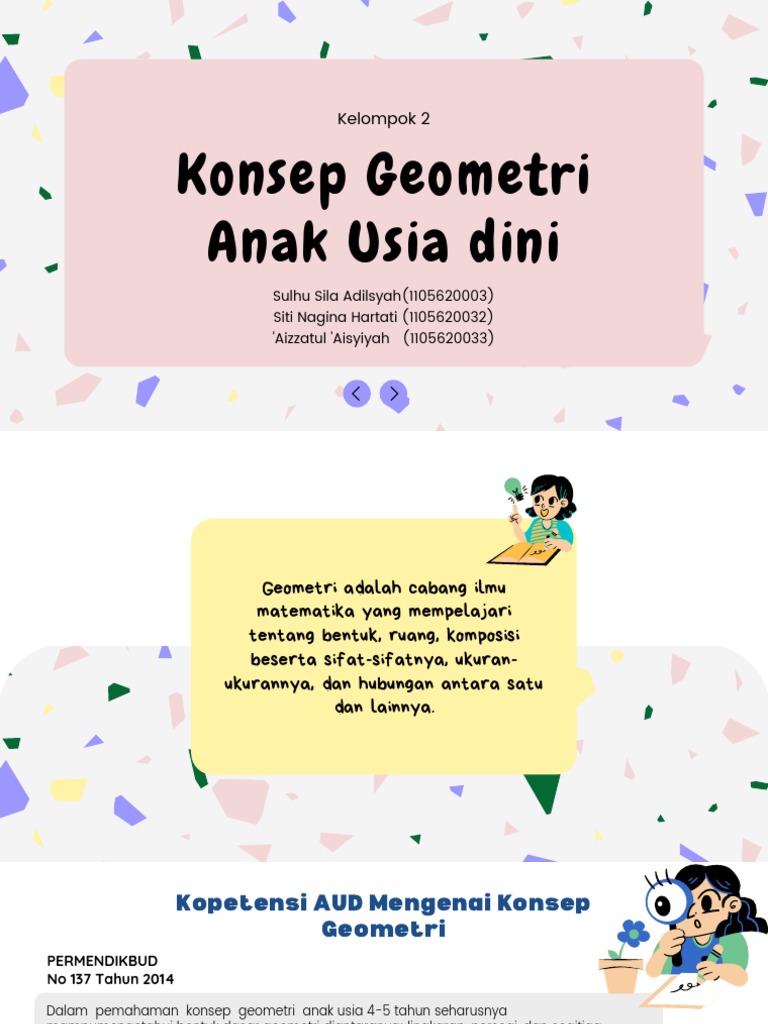 Kelompok 2 - Konsep Dasar Geometri AUD | PDF