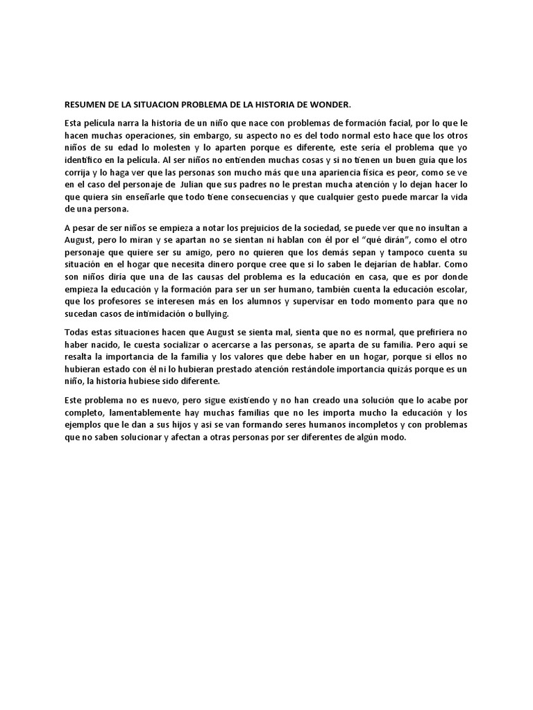 Ficha de actividades sobre "Wonder" | PDF