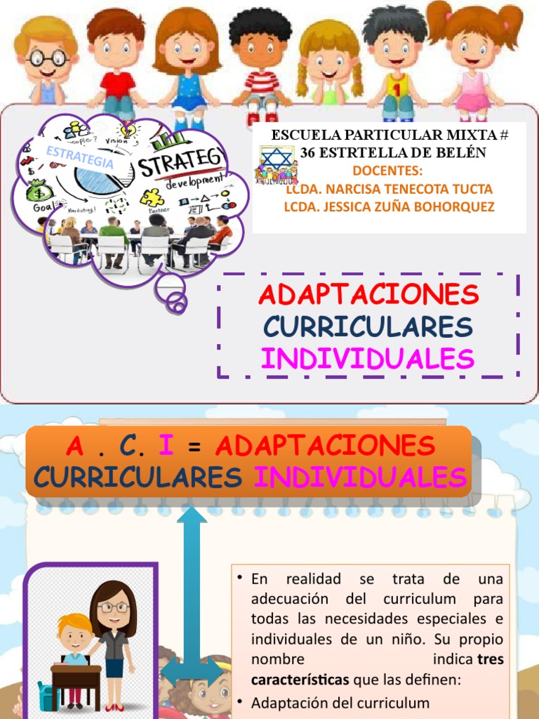 Adaptaciones Curriculares Individual | PDF