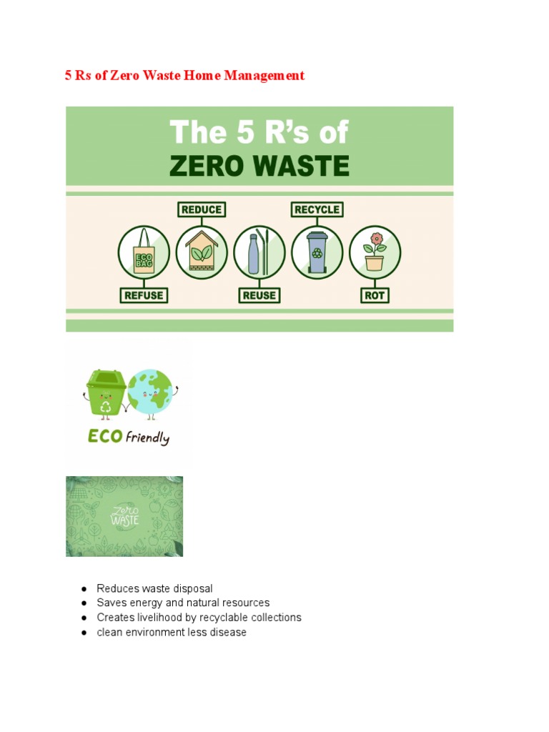 5RS Zero Waste Home Management | PDF