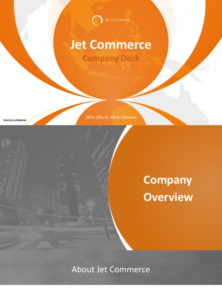 Jet Commerce Company Deck - Electronics | PDF | E Commerce | Business