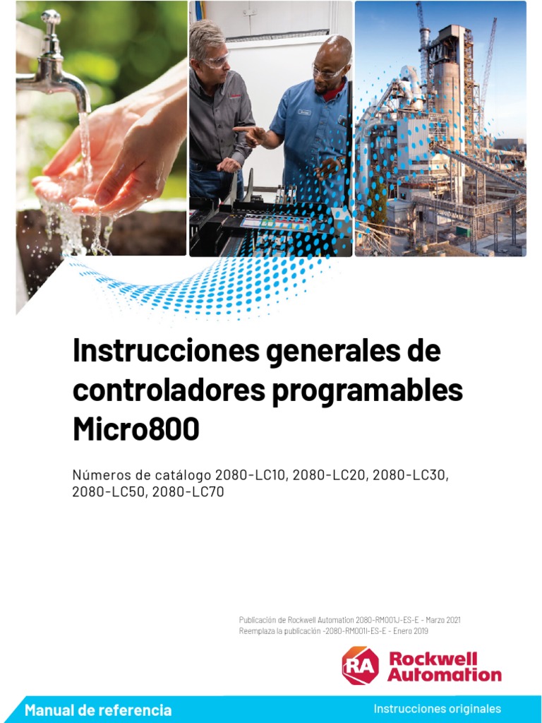 Instrucciones Generales de Controladores Programables Micro800 | PDF ...