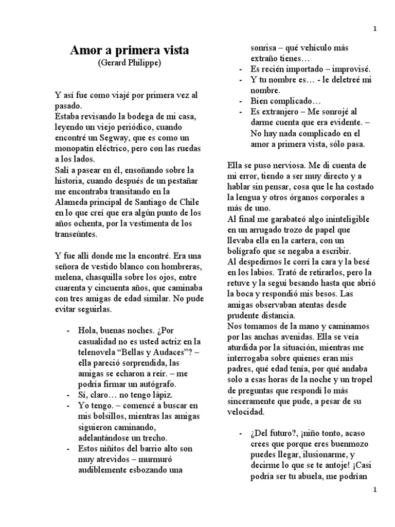 Amor A Primera Vista | PDF
