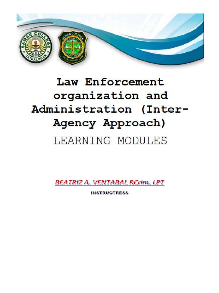 Lea 1 Midterm Module PDF 1 | PDF | Law Enforcement | Crime & Violence