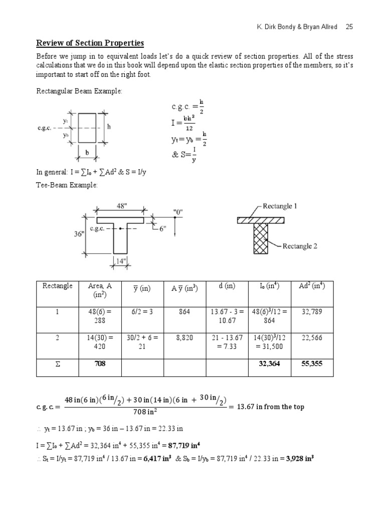 2-Section Properties Intro | PDF
