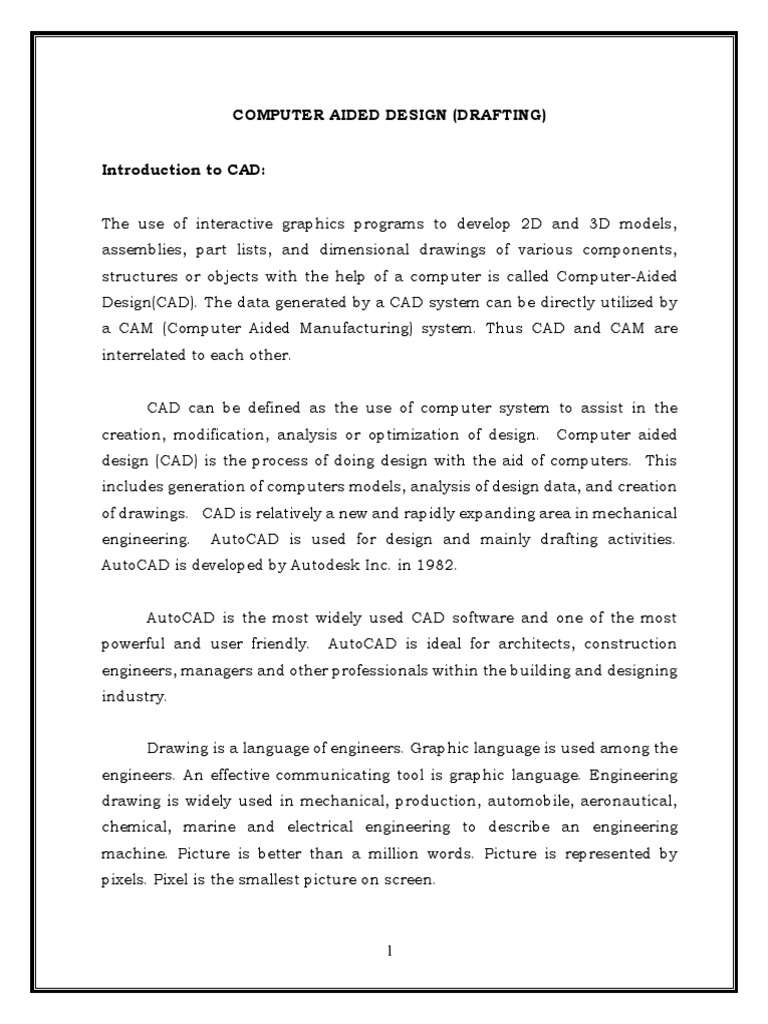 CAD-CAM LAB MANUAL 2021-22manual | PDF | Computer Aided Design ...