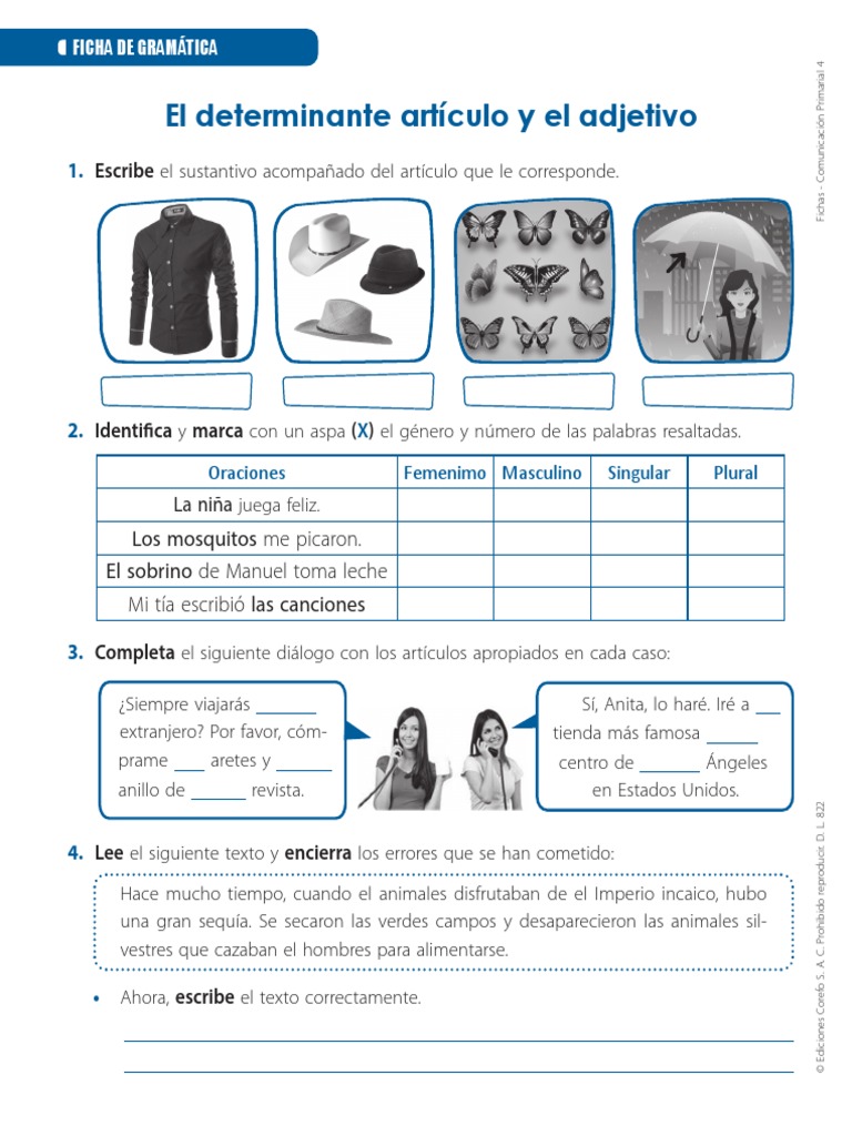 Artículo y Adjetivo | PDF | Adjetivo | Tipología Lingüística