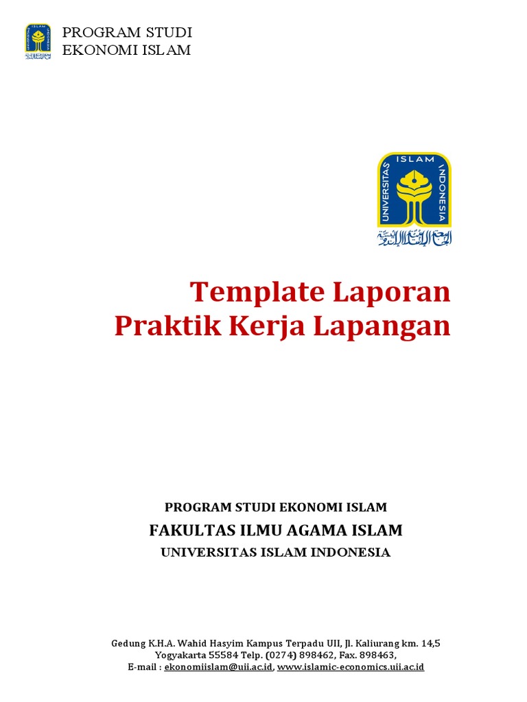 Template Laporan | PDF