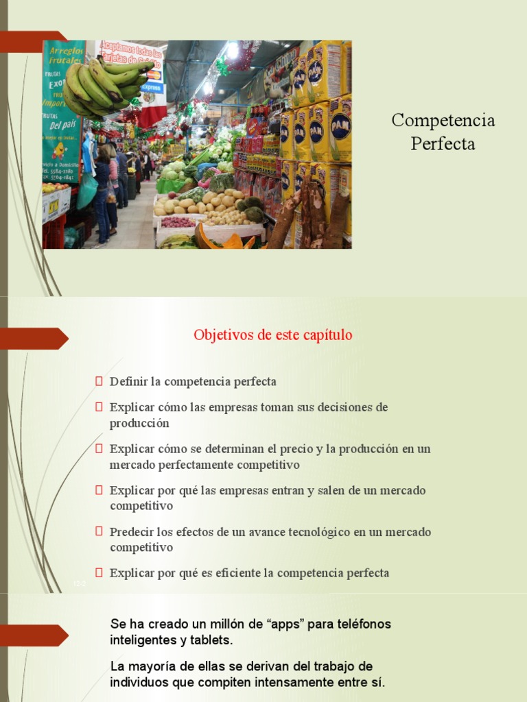 Economía Administrativa - Competencia Perfecta | PDF | Excedente ...