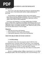 Syllabus Food Processing | PDF