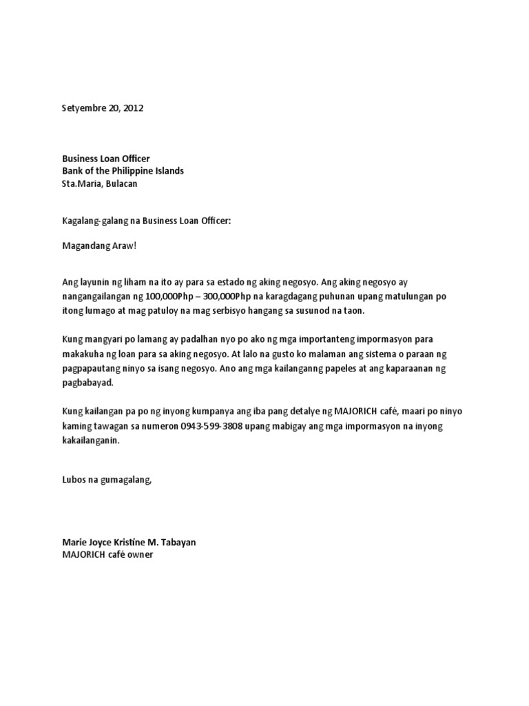 Liham Pagtatanong | PDF