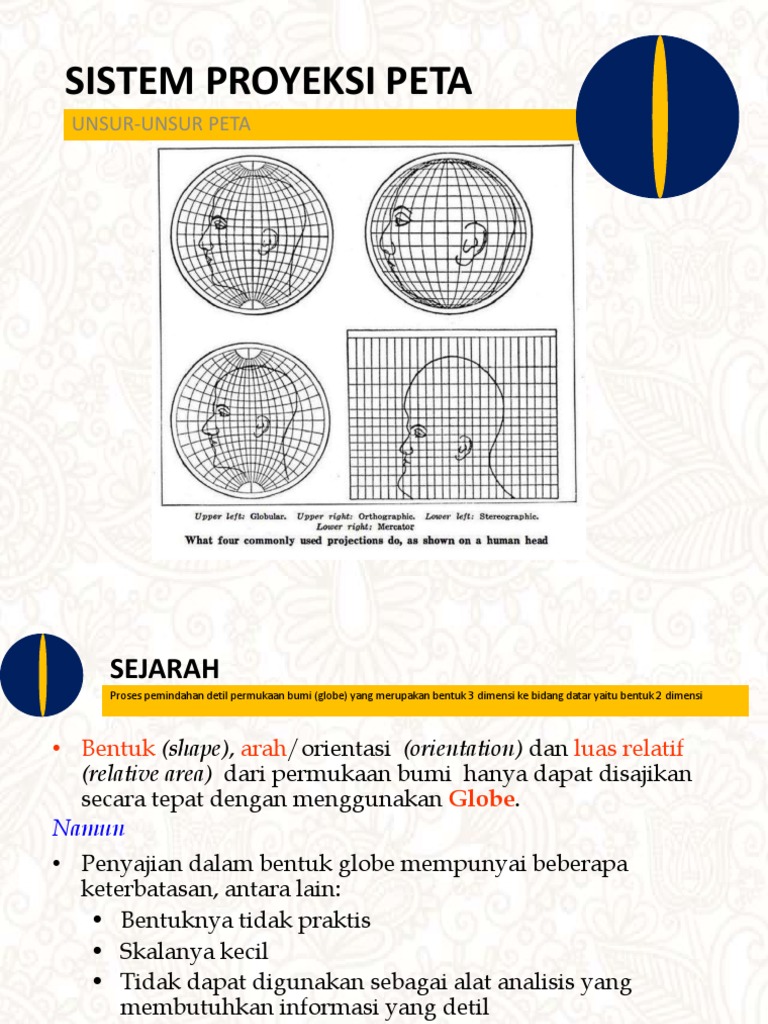 Perpetaan - Sistem Proyeksi Peta | PDF