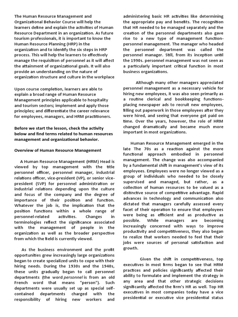 The Human Resource Reviewer | PDF | Human Resource Management | Recruitment