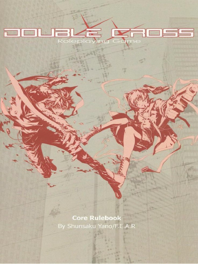 Double Cross | PDF | Tabletop Role Playing Game | Role Playing Games
