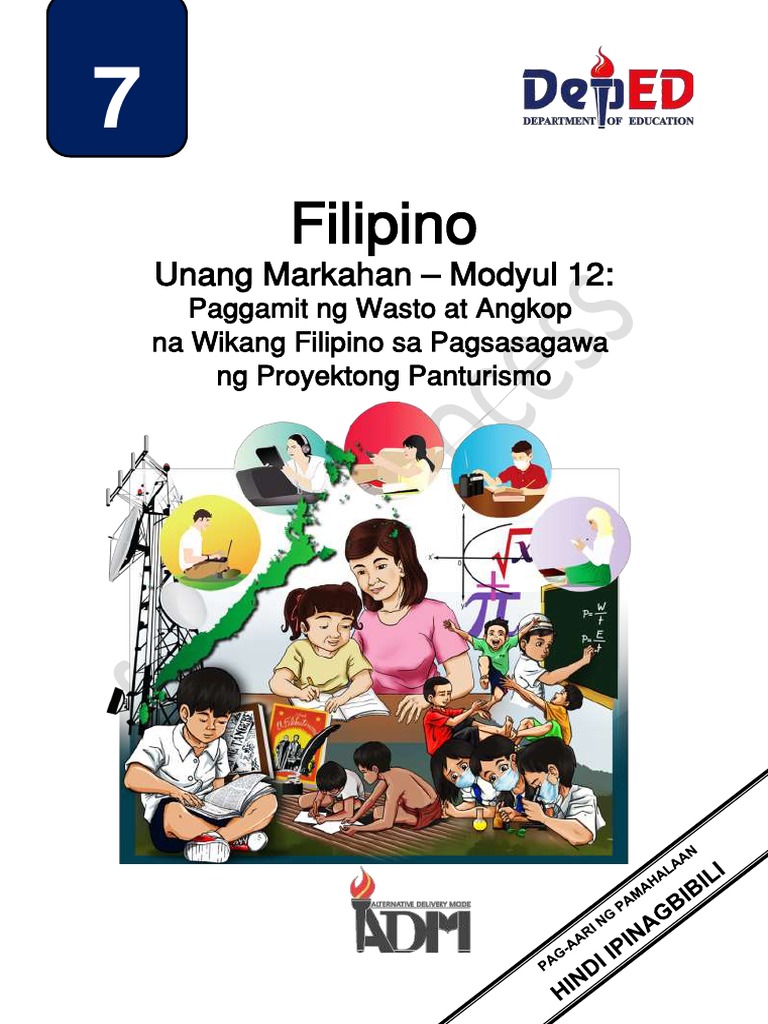 Filipino 7 Q1 - M12 For Printing | PDF