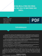 Ano Ang BULLYING | PDF