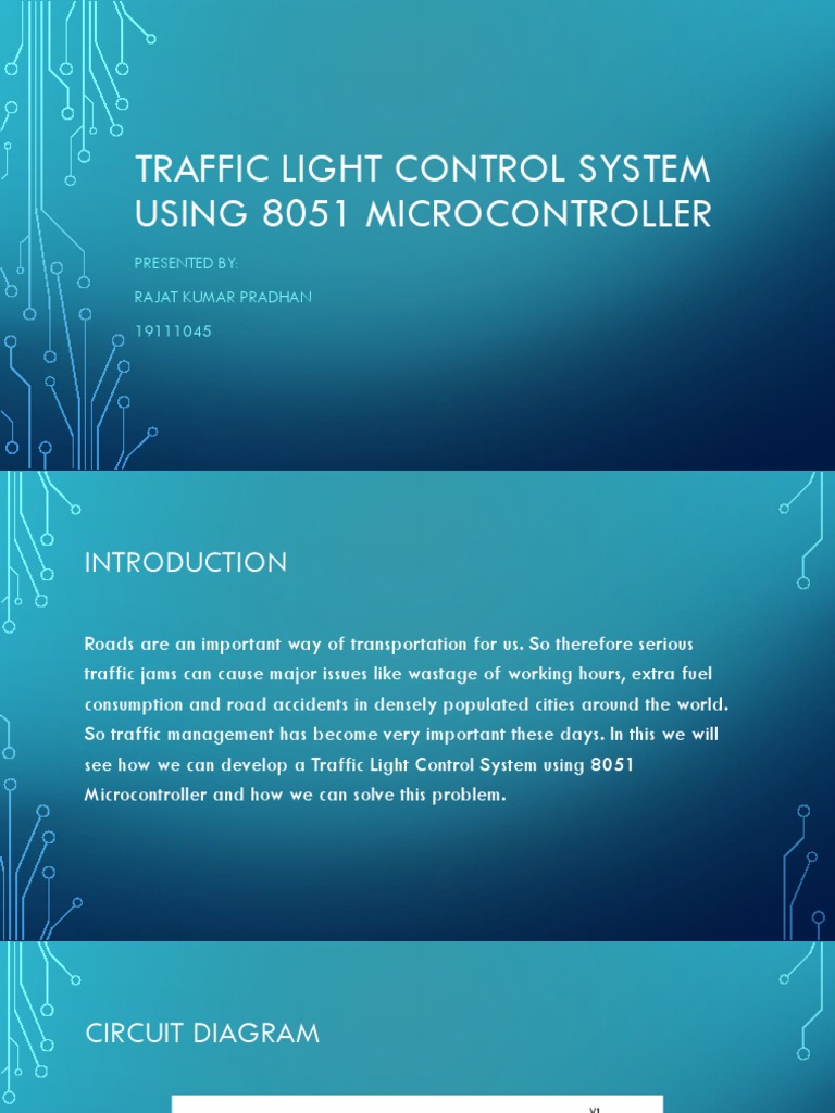Taffic Light Control System Using 8051 | PDF | Information And ...