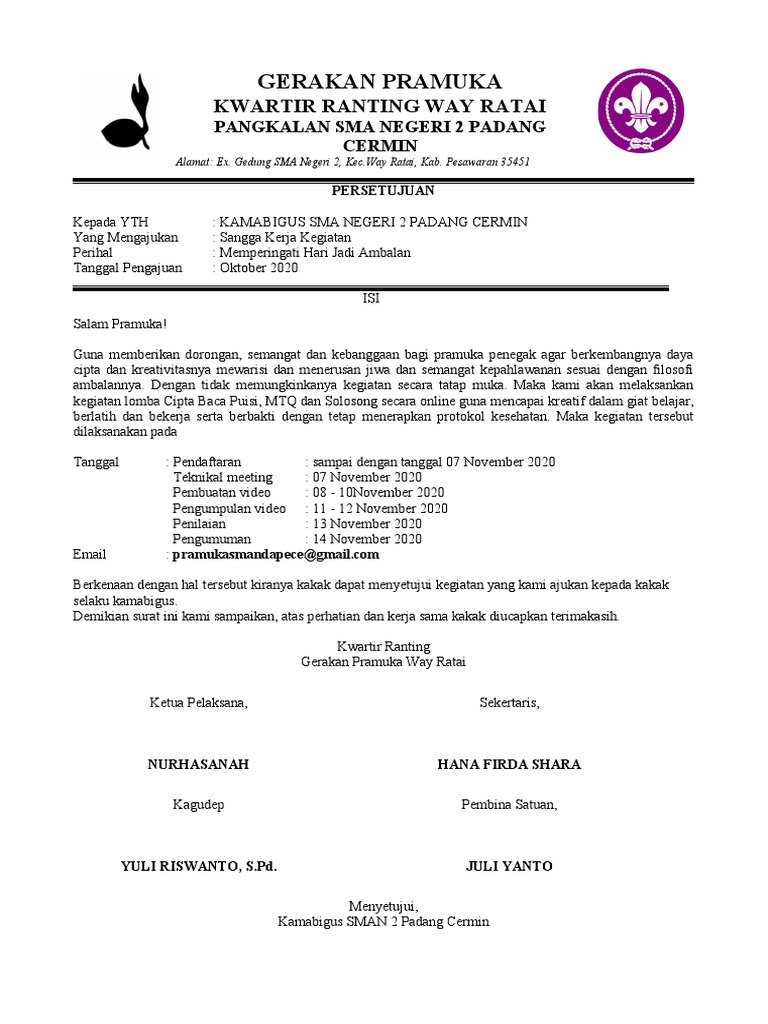 Proposal Lomba Puisi Insyaallah Di Acc | PDF